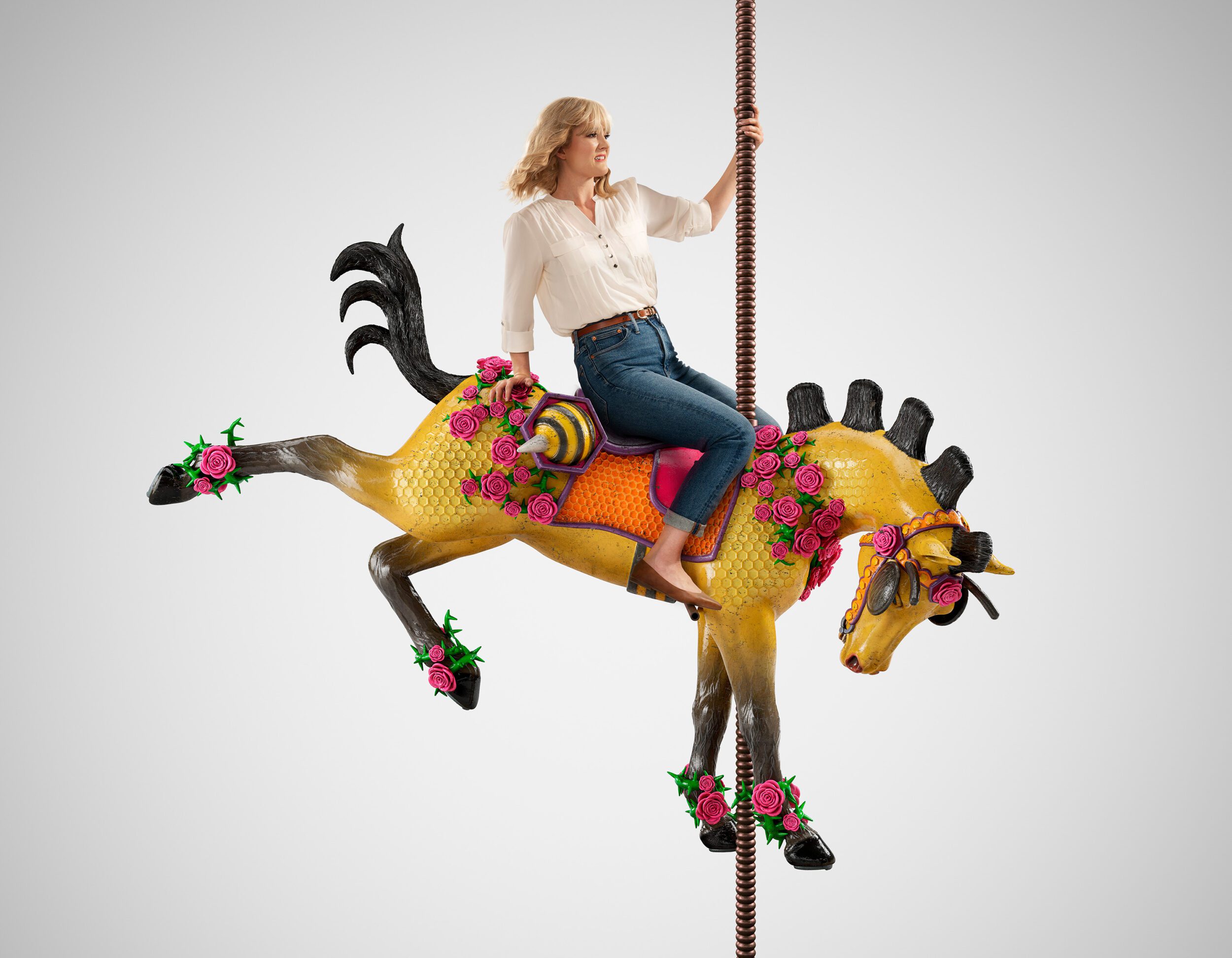 Brexafemme - Carousel Horse - pixteur CGI/AI studio